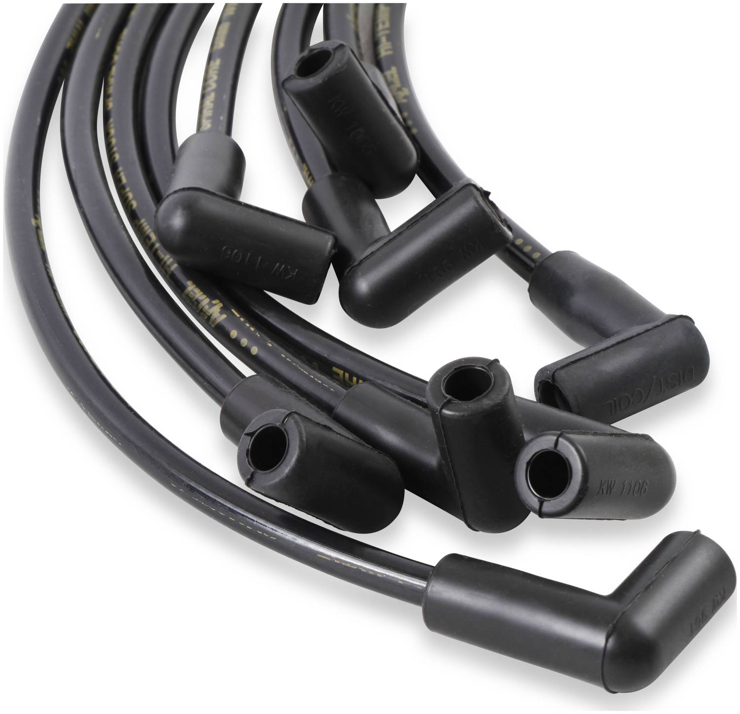 ACCEL 8mm Super Stock Universal Wires Blue 90 Degree Boots ACCEL 5041B ...