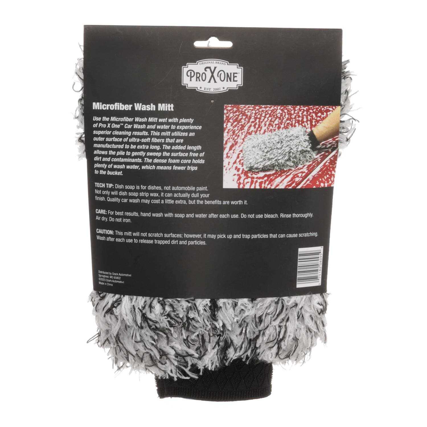 Microfiber Car Wash Mitt Snow White Heavy Duty Car Wash Mitt - 10"x6 ...