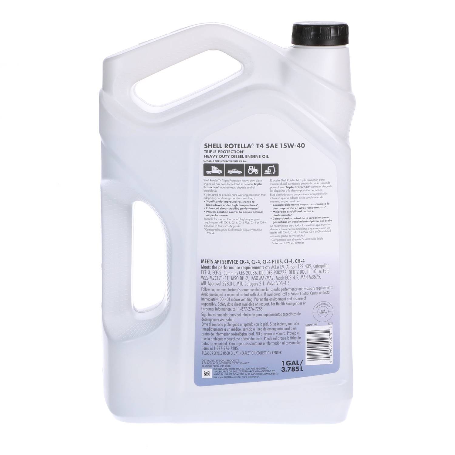 Shell Rotella Conventional Heavy Duty Motor Oil 15W-40, 50% OFF