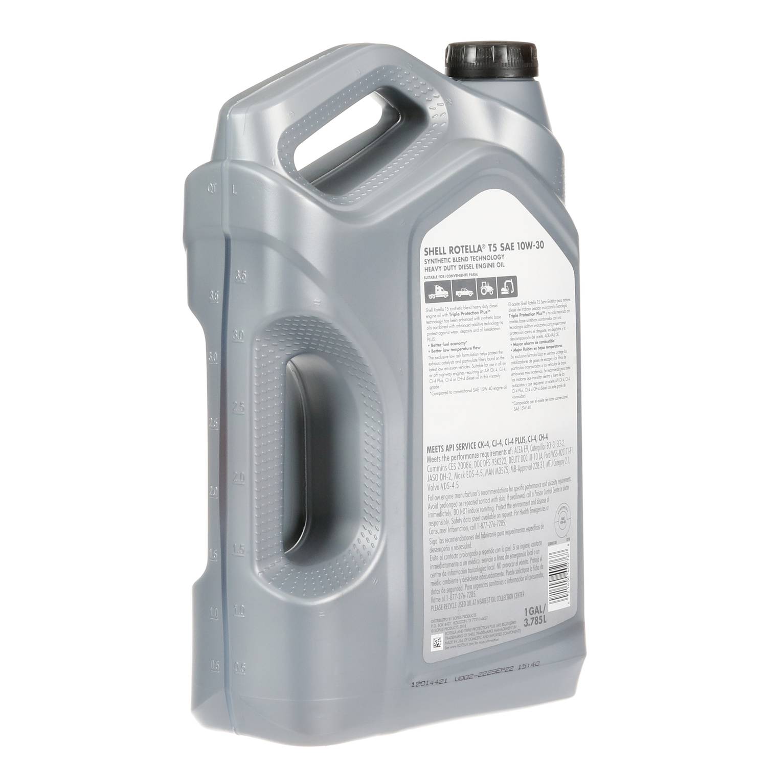 SHELL Rotella T5 Synthetic Blend SAE 10W-30 – 55 Gallon, 51% OFF