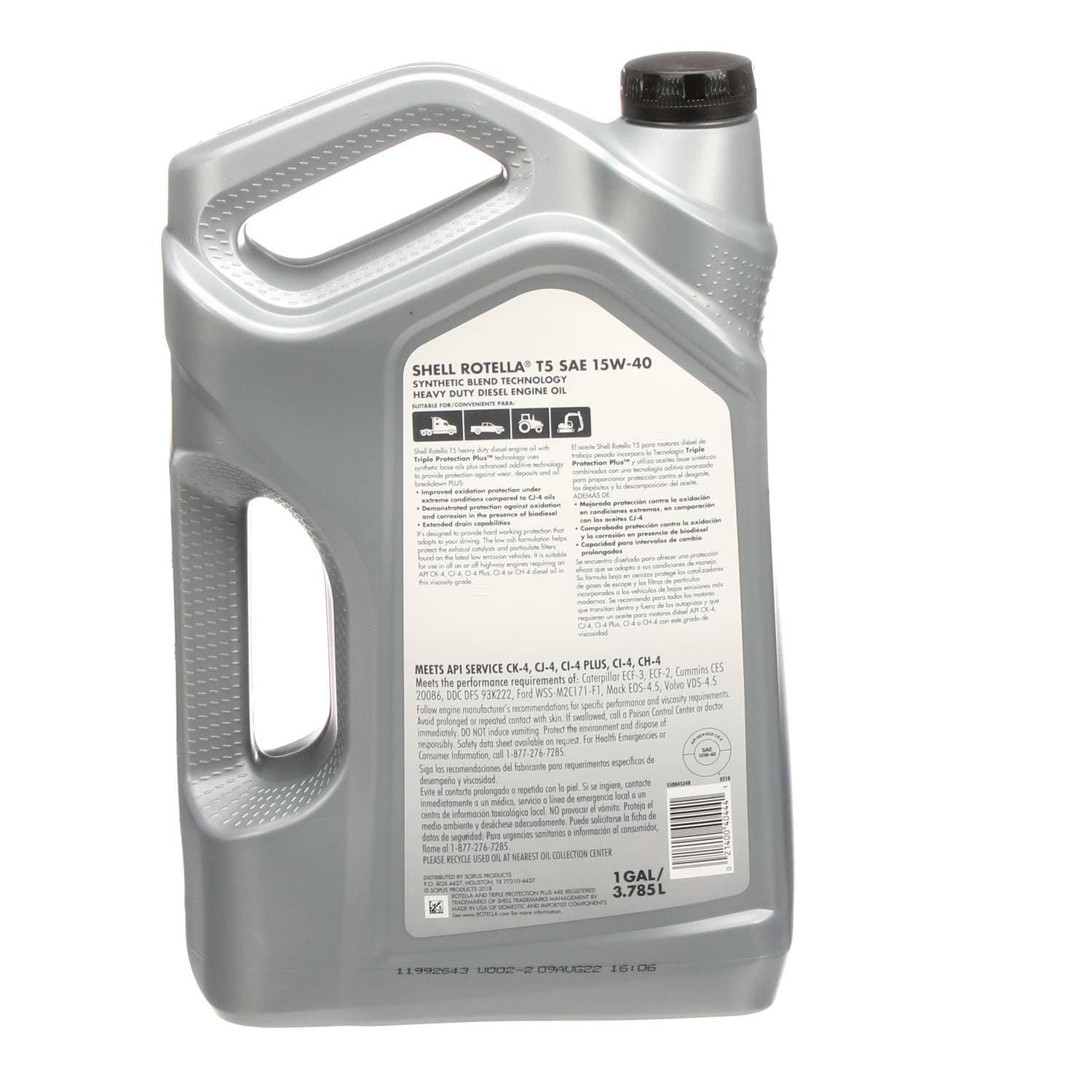 Shell Rotella Conventional Heavy Duty Motor Oil 15W-40, 50% OFF