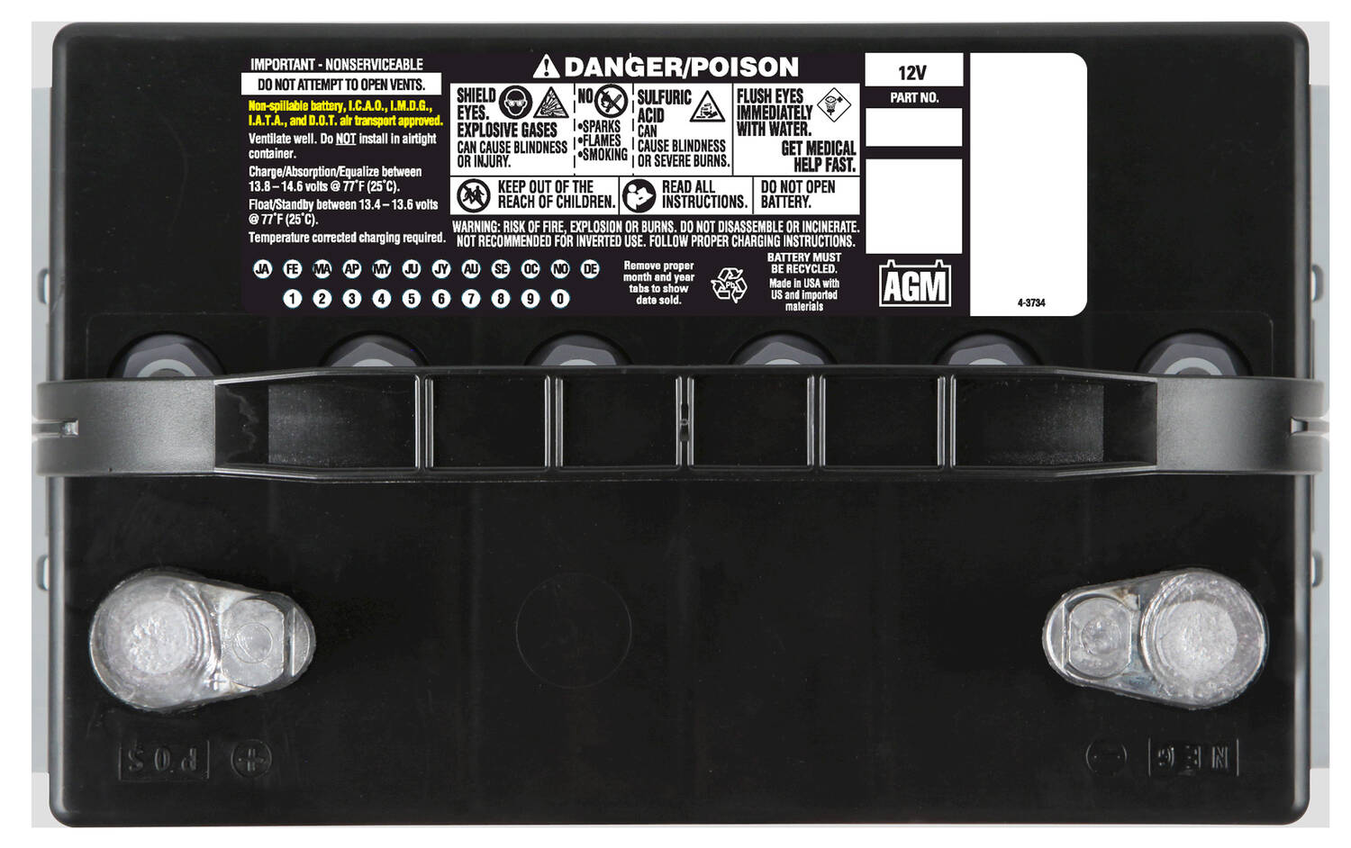 Super Start Fleet Heavy Duty Battery Group Size 22NF 8A22NF, 59% OFF