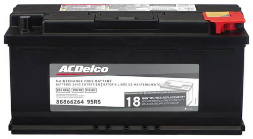 ACDelco Standard Flooded Top Post Battery Group Size 95R 95RS | O'Reil