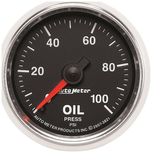 Auto Meter GS 2-1/16 Inch Oil Pressure Gauge 3821 | O'Reilly Auto Part