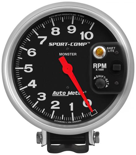 Auto Meter Sport-Comp 5 Inch Tachometer 3903 | O'Reilly Auto Parts
