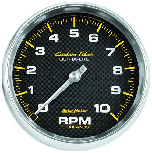 Auto Meter Carbon Fiber 5 Inch Tachometer 4898 | O'Reilly Auto Parts