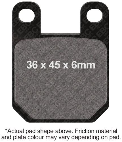 EBC Motorcycle Disc Brake Pad Set 38-1158 | O'Reilly Auto Parts