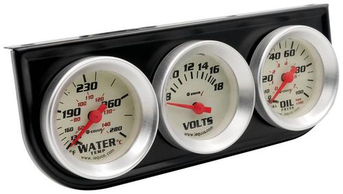 Equus 1 1 2 Inch Triple Gauge Kit E8100 O Reilly Auto Parts
