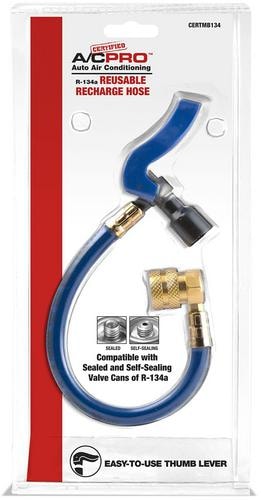 A/C Pro Certified A/C R134A Reusable Recharge Hose CERTMB134-1 | O'Rei