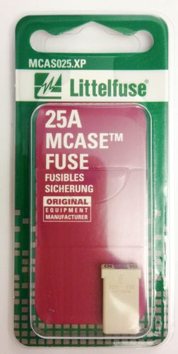 Littelfuse 25 Amp Fuse MCAS025.XP | O'Reilly Auto Parts