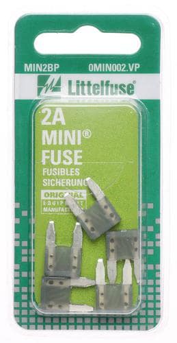 Littelfuse Blister Pack 2 Amp Fuse 0MIN002.VP | O'Reilly Auto Parts