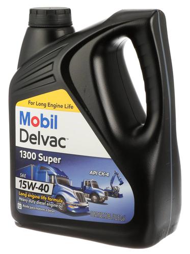 Mobil Delvac 1300 Super Heavy Duty Synthetic Blend Motor Oil 15W-40 1