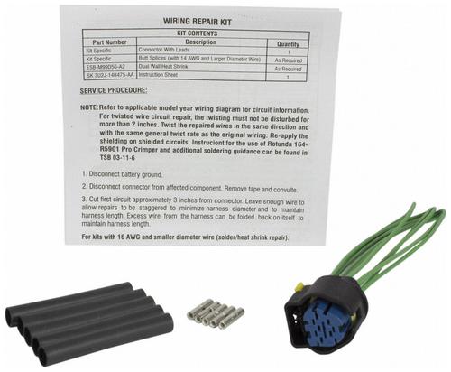 Motorcraft Genuine Parts Motorcraft Genuine Wiring Kit - OEM Electrical ...