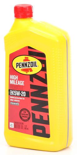 Pennzoil high mileage 5w20 store