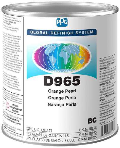 PPG Refinish Global Refinish Systems 1 Quart Orange Pearl Paint Tint/T