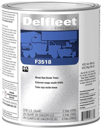 PPG Refinish Delfleet Evolution 1 Quart Weak Blue Black Red Oxide Tint