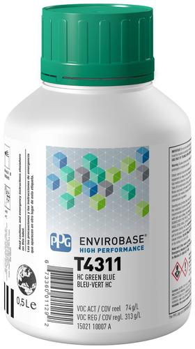 PPG Refinish Envirobase High Performance 0.50 Liter Blue, Green Paint