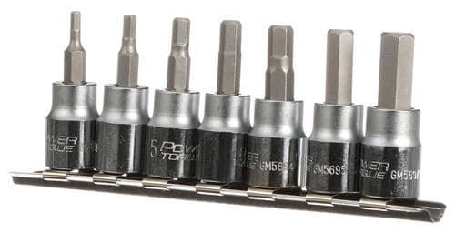Power Torque 7 Piece 3/8 Inch Drive Hex Metric Socket Set GM8374 | O'R