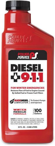 Power Service Products Diesel 9-1-1 1 Quart Diesel Fuel Winter Additiv