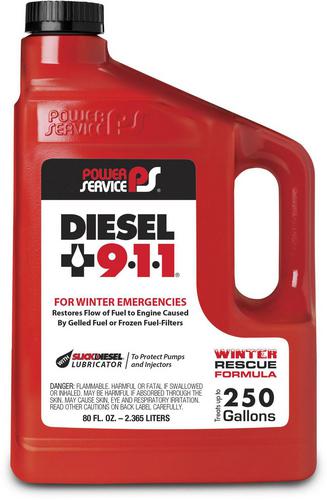 Power Service Products Diesel 9-1-1 2.5 Quart Diesel Additive 8080 | O
