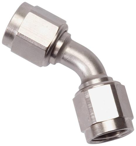 Russell -6AN 45 Degree Coupler Fitting 640041 | O'Reilly Auto Parts