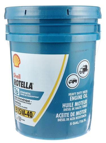 Shell Rotella T6 Full Synthetic Full Synthetic Diesel Motor Oil 15W-40