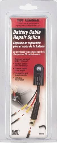 Super Start 4 Gauge 7-1/2 Inch Battery Cable Splice 08203 | O'Reilly A