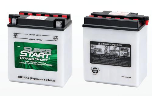 Super Start Power Sports Battery Group Size B14-A2 CB14A2 | O'Reilly ...