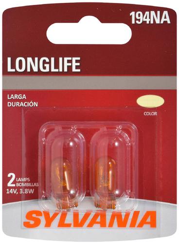 Sylvania 194NA Amber Long Life Incandescent Mini Bulb (Pack of 2) 3480