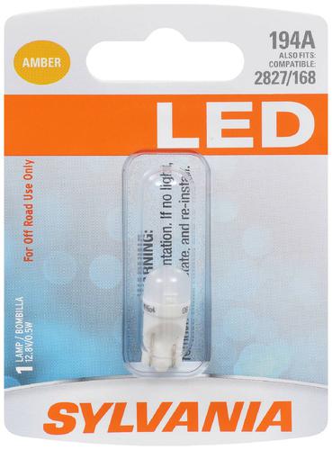 Sylvania 194A Amber LED Mini Bulb (Pack of 2) 33032 | O'Reilly Auto Pa