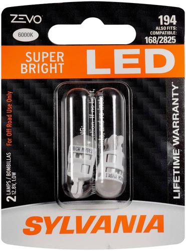 Sylvania 194 High Performance White ZEVO LED Mini Bulb (Pack of 2) 319