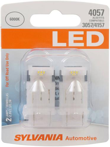 Sylvania 4057 White LED Mini Bulb (Pack of 2) 31096 | O'Reilly Auto Pa