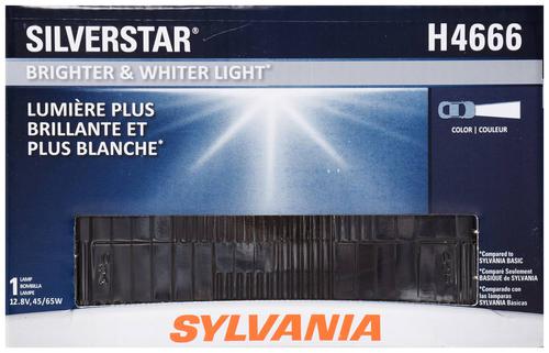 Sylvania H4666 SilverStar Halogen Sealed Beam Bulb (Pack of 1 ) 30808