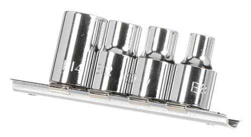 UltraSteel 5 Piece 3/8 Inch Drive E-Star Socket Set UA06106B | O'Reill